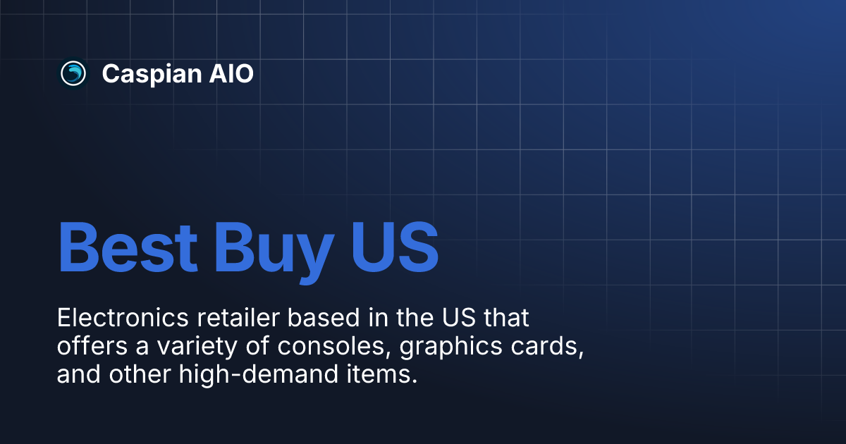 Best Buy US | Caspian AIO